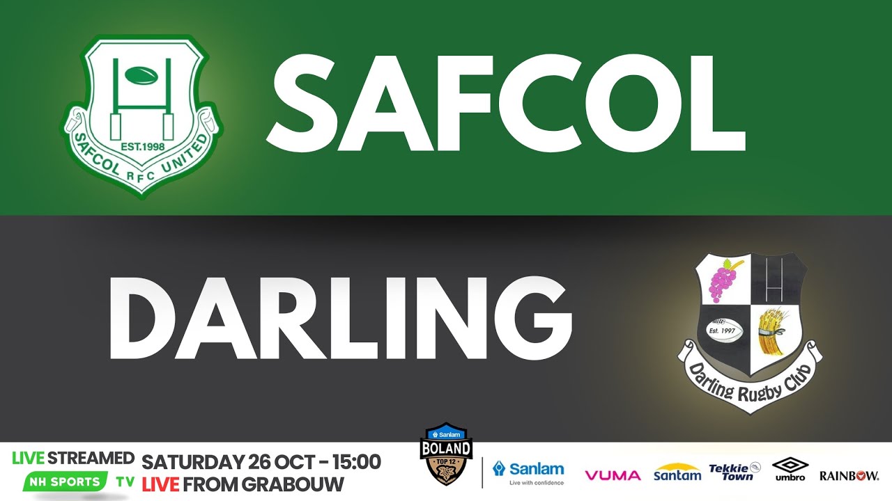 Safcol vs Darling | Sanlam Boland Top 12 - YouTube