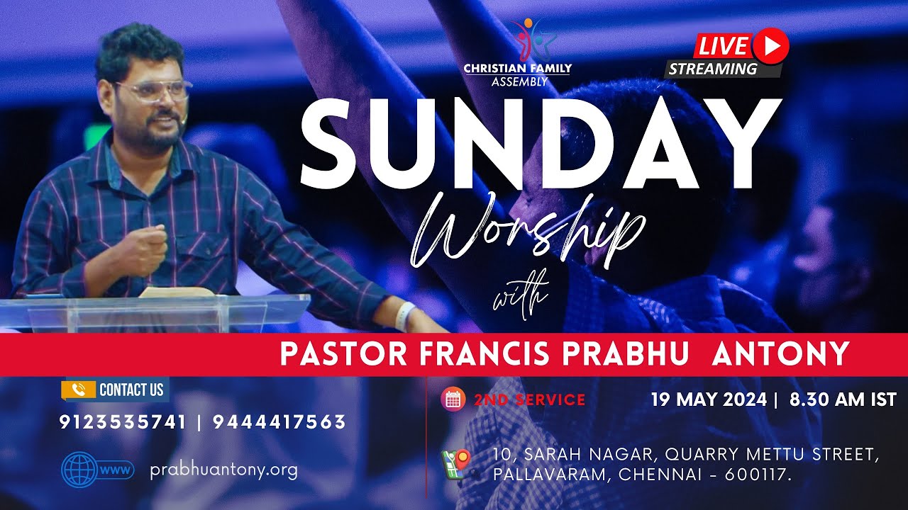 Christian family Assembly Online Broadcast | Francis Prabhu Antony | 19 ...