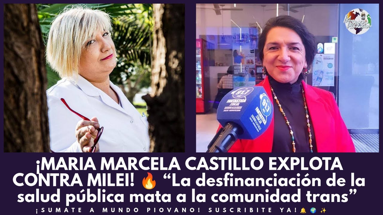 ¡MARIA MARCELA CASTILLO DENUNCIA A MILEI! Los recortes en salud están ...