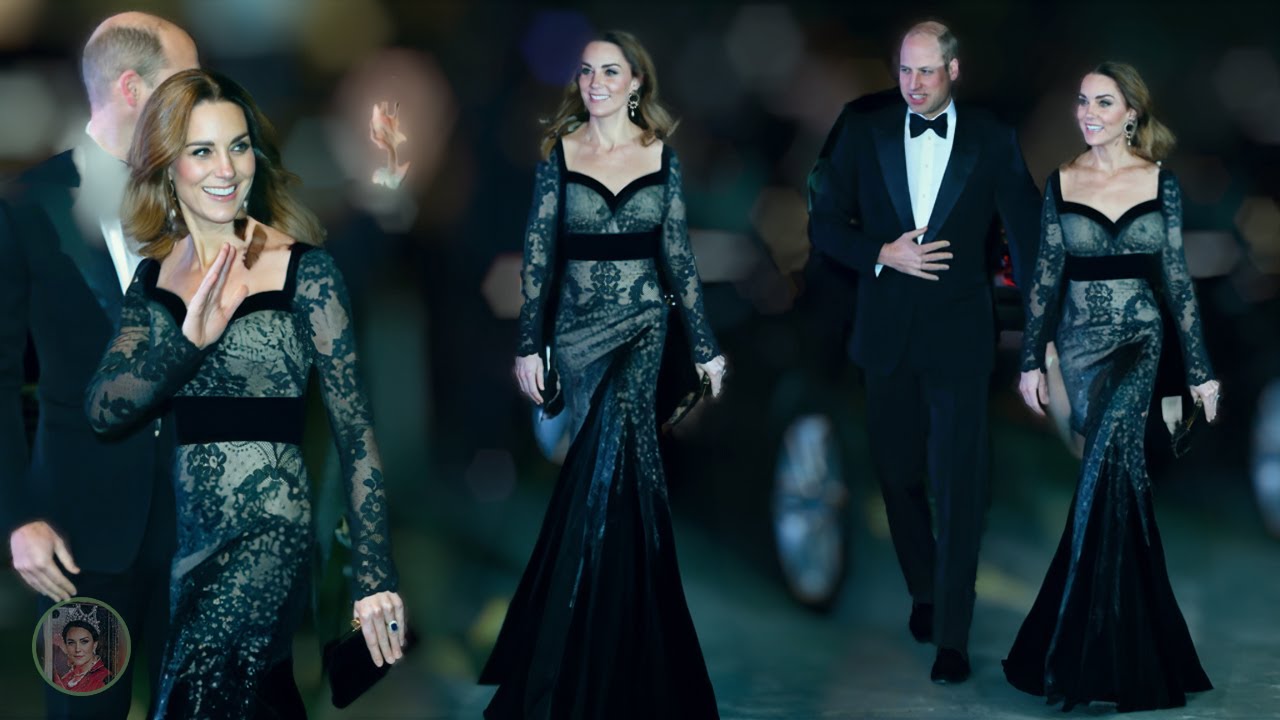 Princess Catherine STUNS In A See Through Lace Gown As She Joined ...
