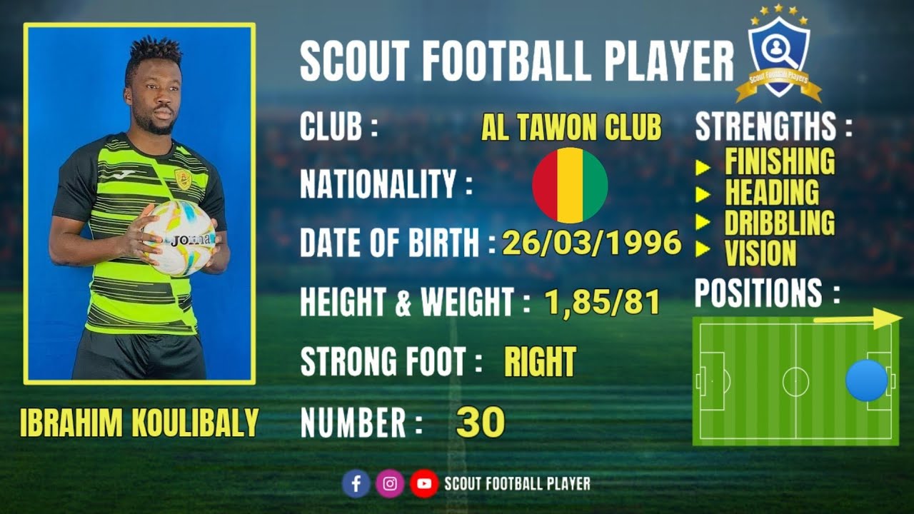 IBRAHIM KOULIBALY 🔵 FORWARD 🔵 AL TAWON CLUB 🔵 BEST OF 2022 - YouTube