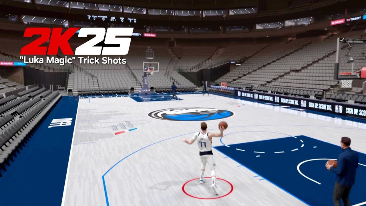 NBA 2K25 | Luka Doncic Trick Shots Compilation - YouTube