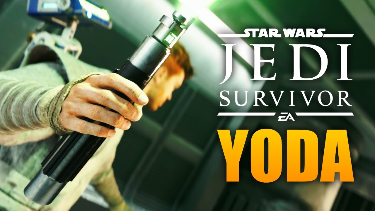 HOW TO MAKE JEDI MASTER YODA in Star Wars Jedi Survivor Lightsaber ...
