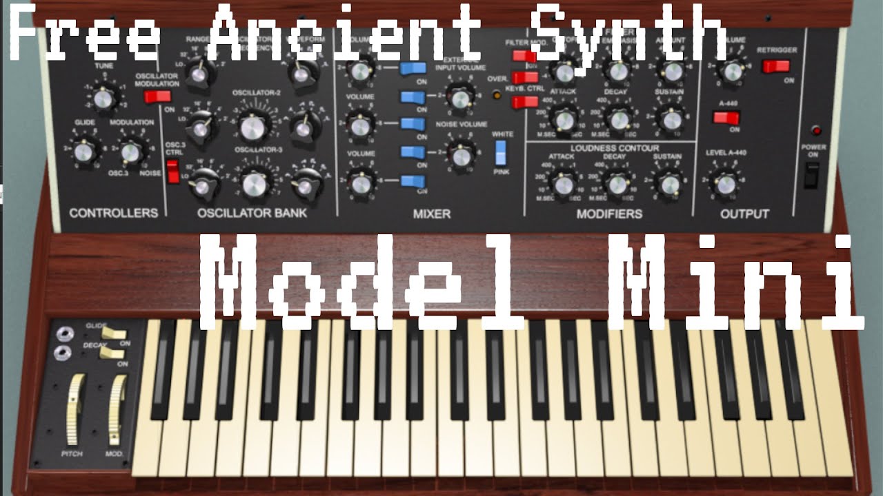 Free Ancient Synth - Model Mini by Elektrostudio (No Talking) - YouTube