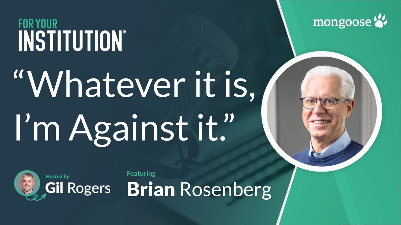 How Higher Education Struggles to Evolve with Brian Rosenberg - YouTube