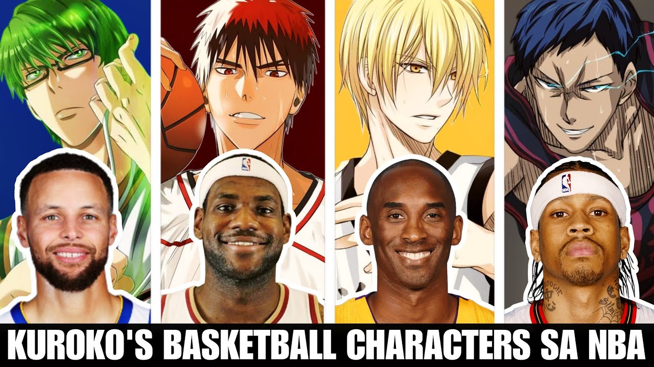ANG NBA COUNTERPARTS NG KUROKO'S BASKETBALL CHARACTERS - YouTube