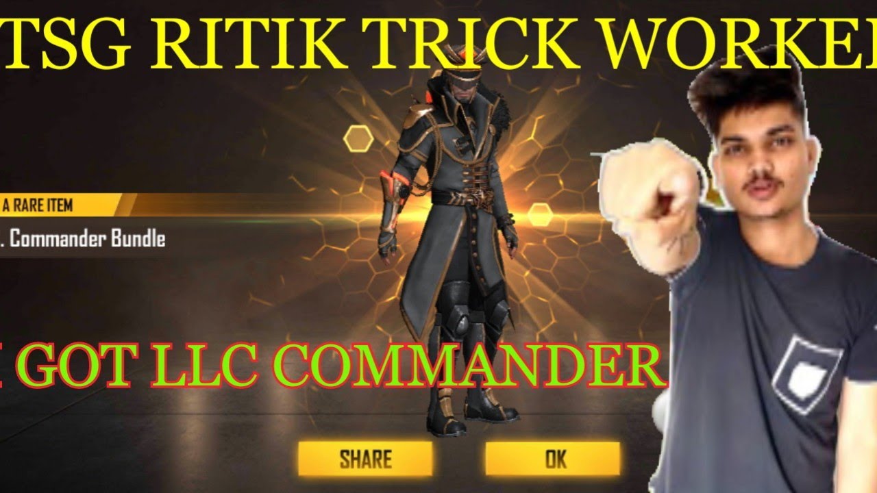 GOT LLC COMMANDER TSG RITIK TRICK WORKS😁 - YouTube