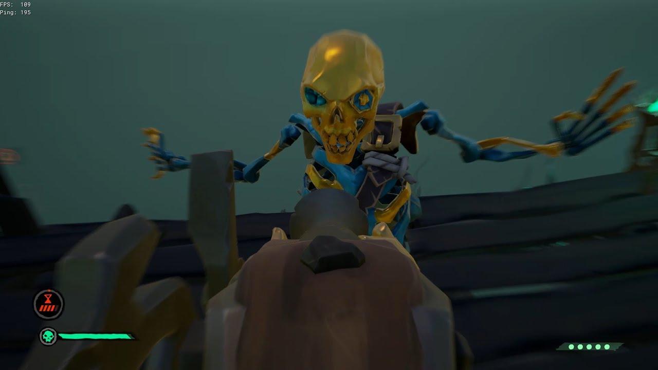 Sea of Thieves / Ancient skeleton at FOTD #3 - YouTube