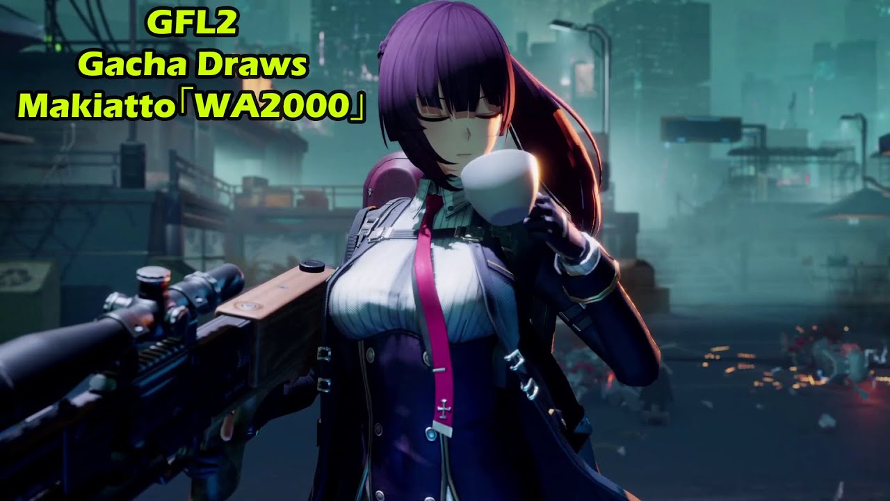 【GIRLS' FRONTLINE 2: EXILIUM】180 Gacha Draws - Makiatto「WA2000 ...