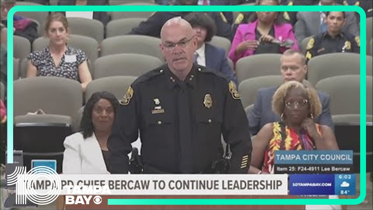 Tampa Police Chief Lee Bercaw to get double-digit raise to continue ...