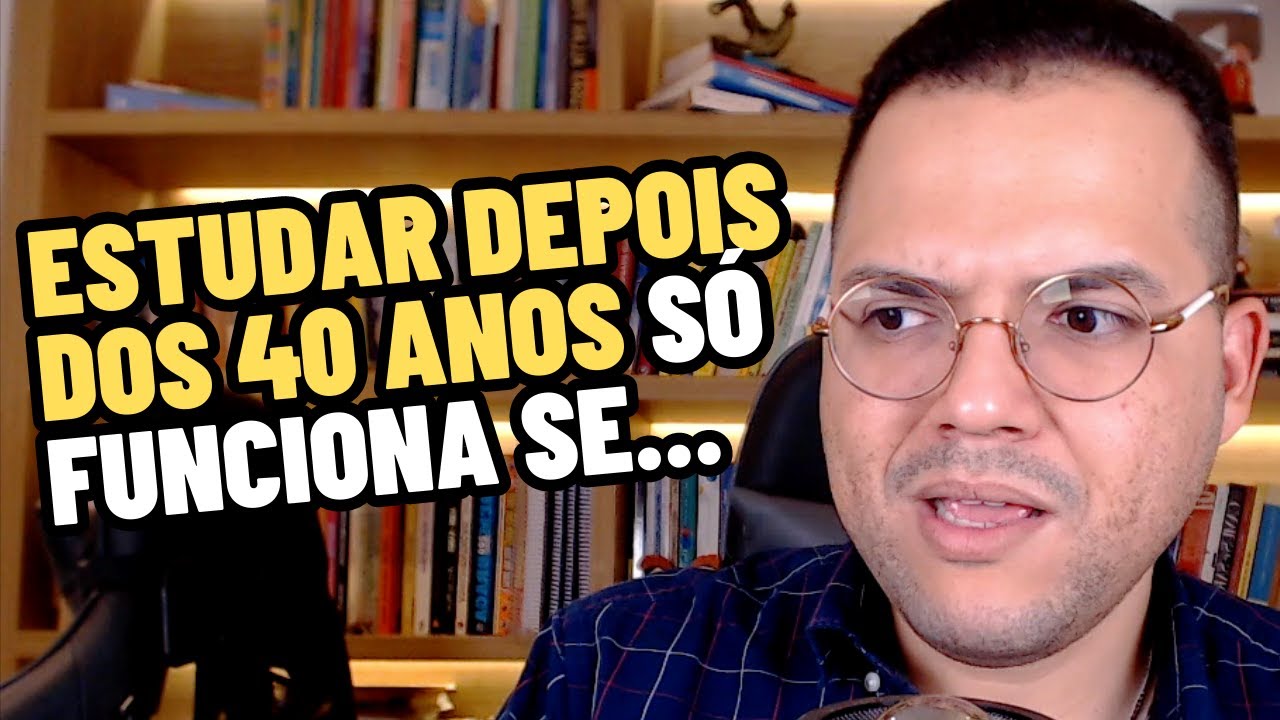 VALE A PENA ESTUDAR DEPOIS DOS 40? - Professor Piccini Responde - YouTube