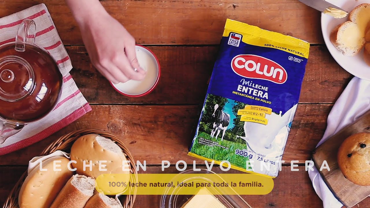 Leche Entera Colun - YouTube
