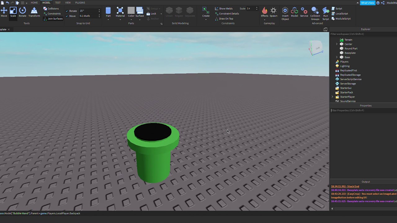 Making a WORKING Warp Pipe in Roblox Studio! - YouTube