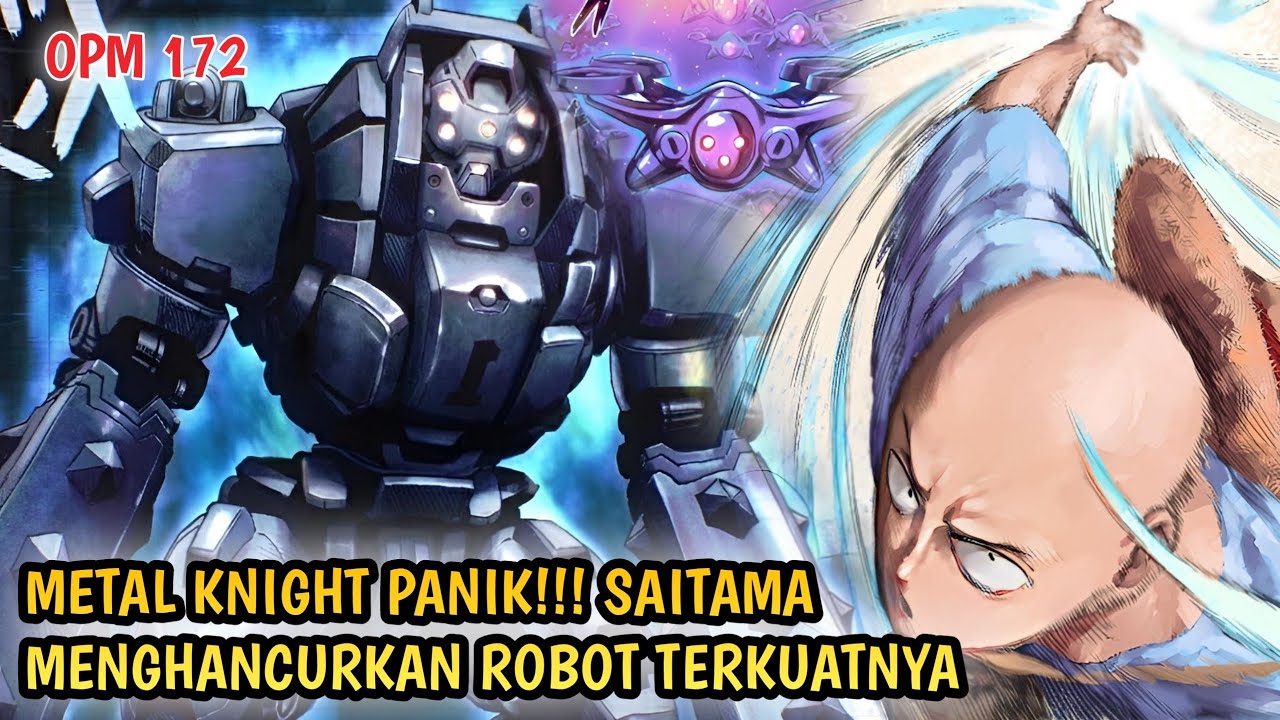 AKHIRNYA SAITAMA NAIK RANK A DAN MENGHANCURKAN ROBOT PERTAHANAN METAL ...