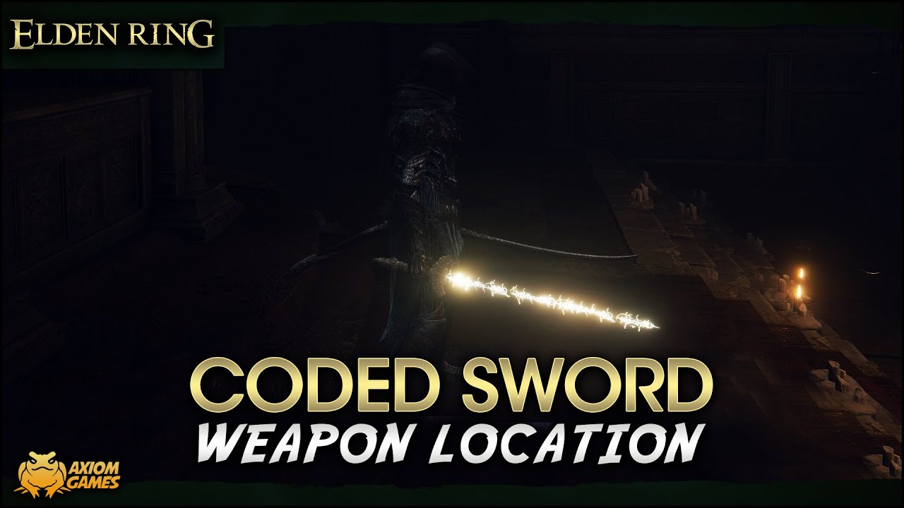 Elden Ring - Coded Sword Weapon Location - YouTube