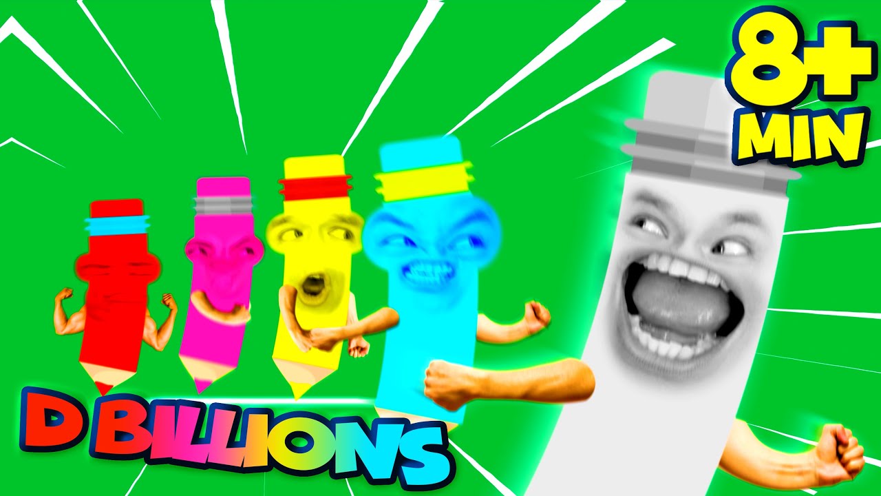 Funny Drawing Pencils (Yellow, Blue, Pink, Red & Gray) + MORE D ...