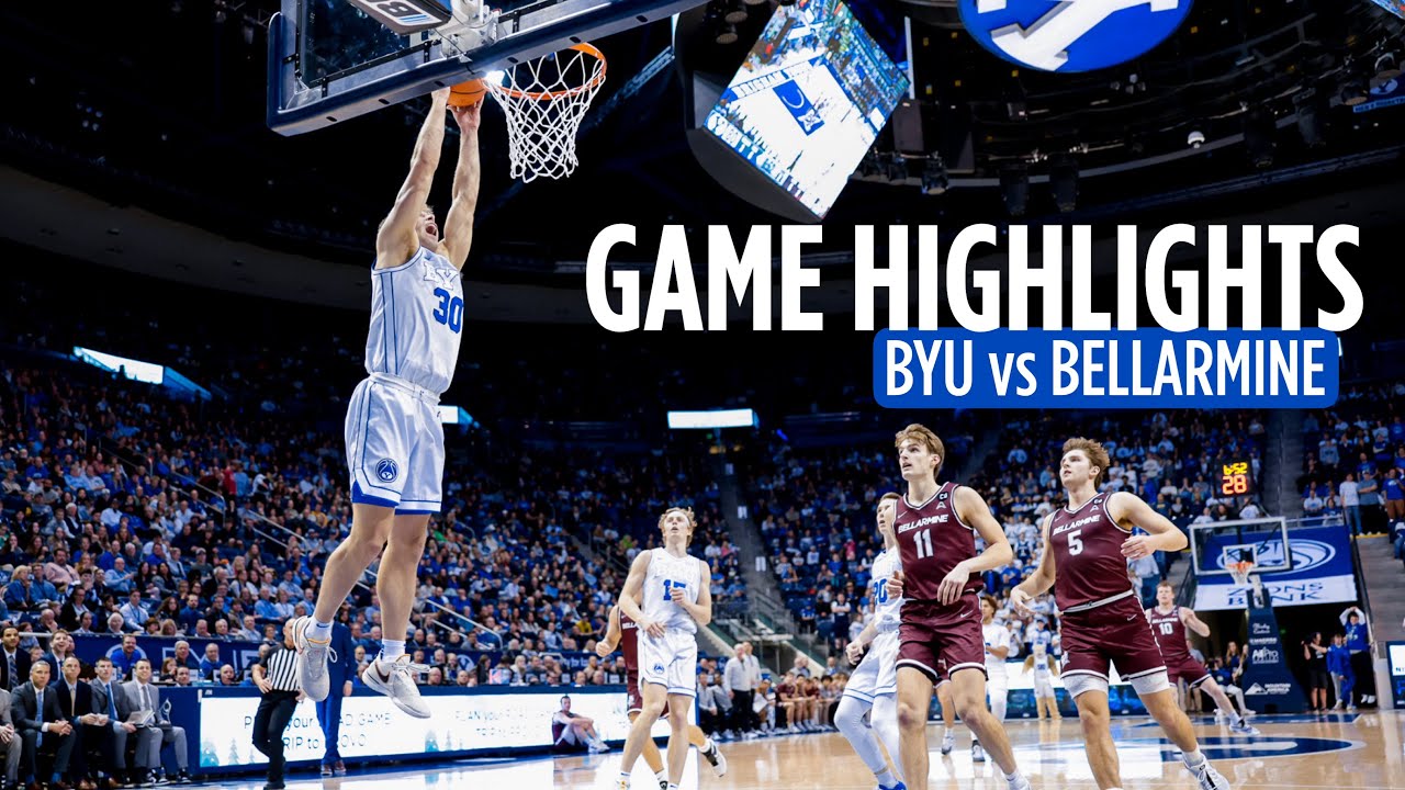 BYU Basketball vs Bellarmine | Game Highlights 2023 - YouTube