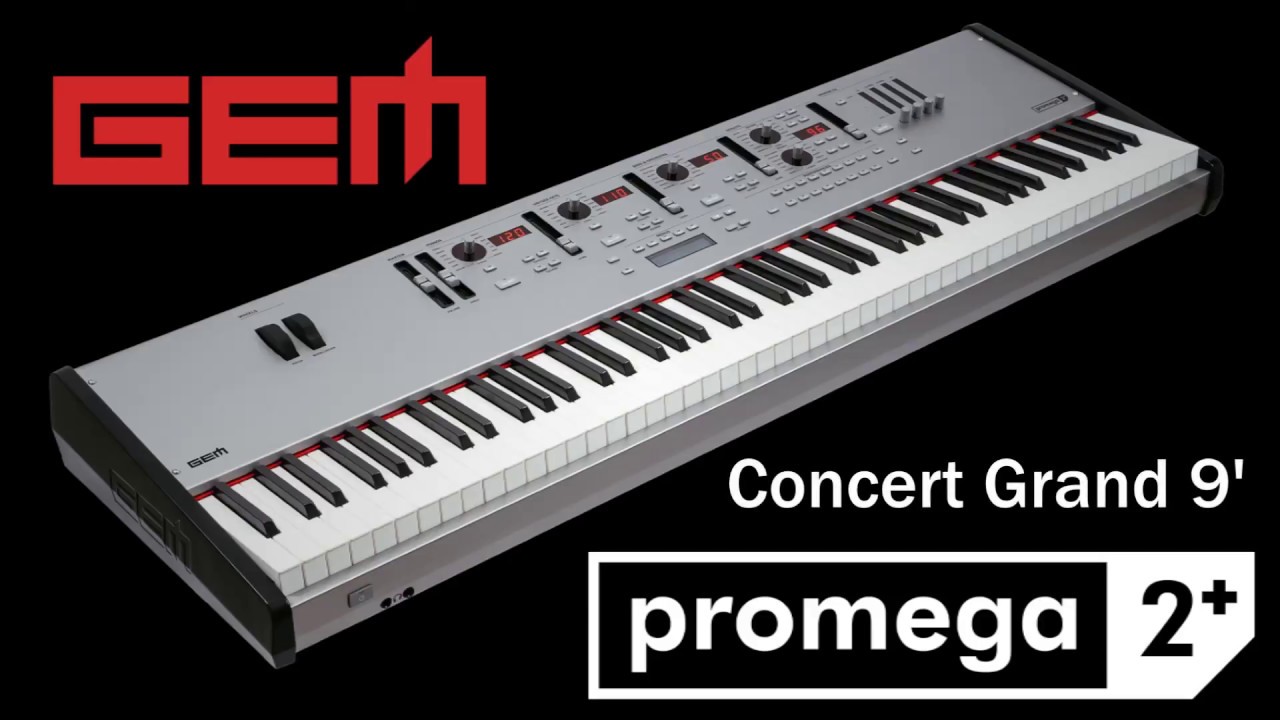 GEM Promega2+ Sound Samples: Church Organ & Pianos - YouTube