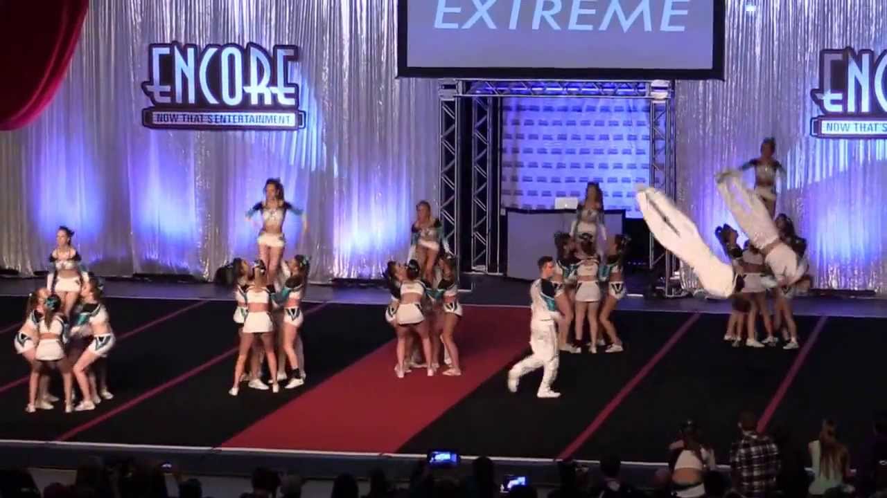 Cheer Extreme Allstars Medium Coed Concord 20140209 - YouTube
