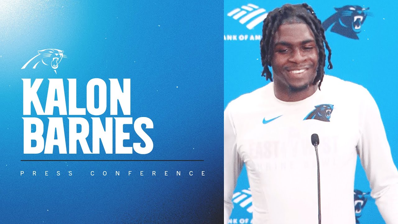 Kalon Barnes: I'm a football guy thats really fast - YouTube