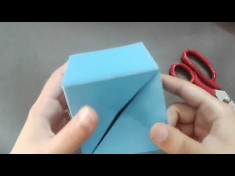 How to make Pop up Paper Cube | Craft Maze - YouTube