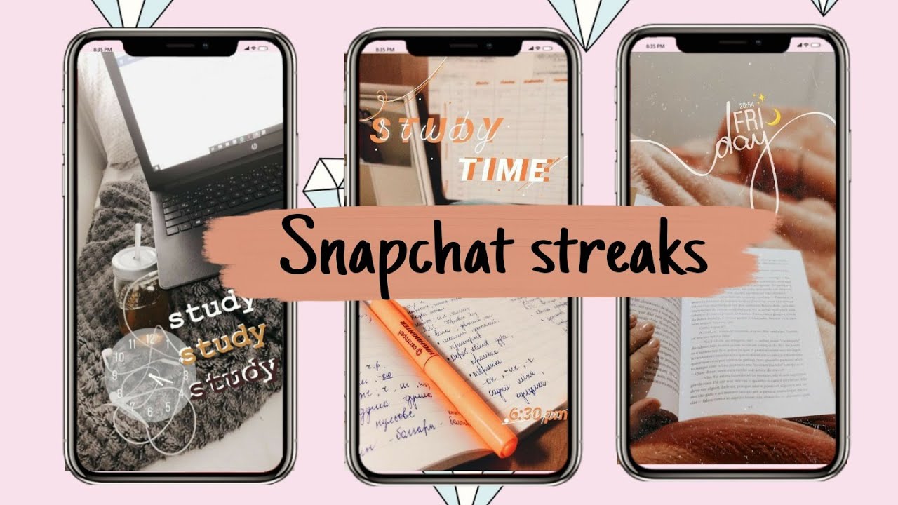 study time snapchat streaks - YouTube