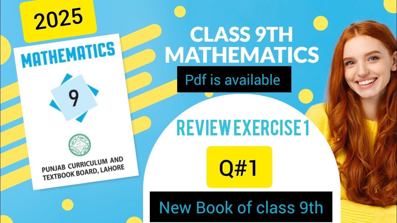 Class 9th math New Book Review Exercise 1 Q#1|9 class review exercise 1 ...