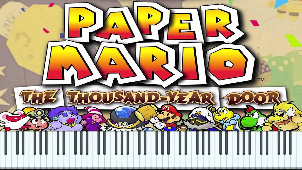 Main Theme - Paper Mario: The Thousand-Year Door - Piano Duo - YouTube