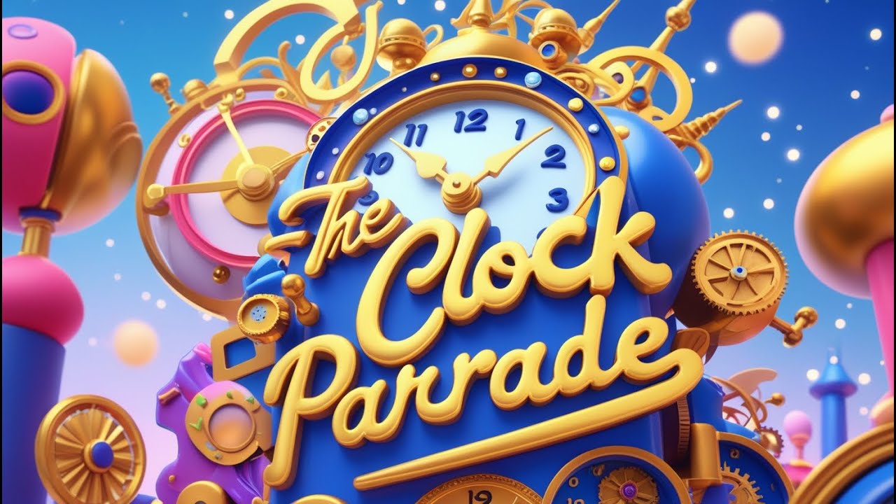 The Clock Parade🕒🎉 | Tick-Tock Time Song for Kids | Nursery Rhymes For ...