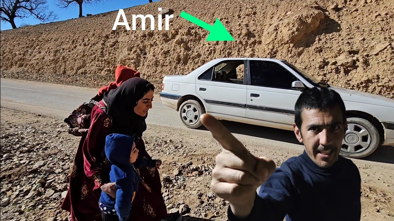 Maryam's fishing trip: Amir's sudden arrival and Maryam's escape - YouTube