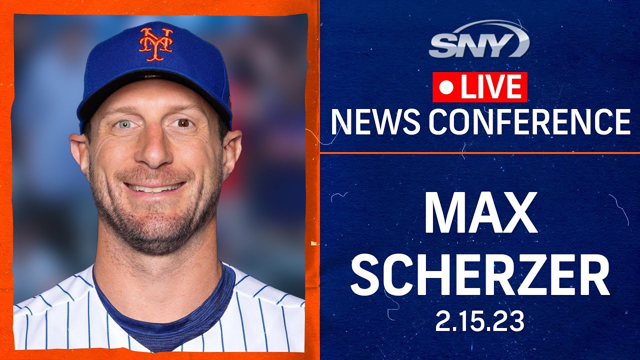 Max Scherzer speaks live from Mets spring training in Port St. Lucie ...