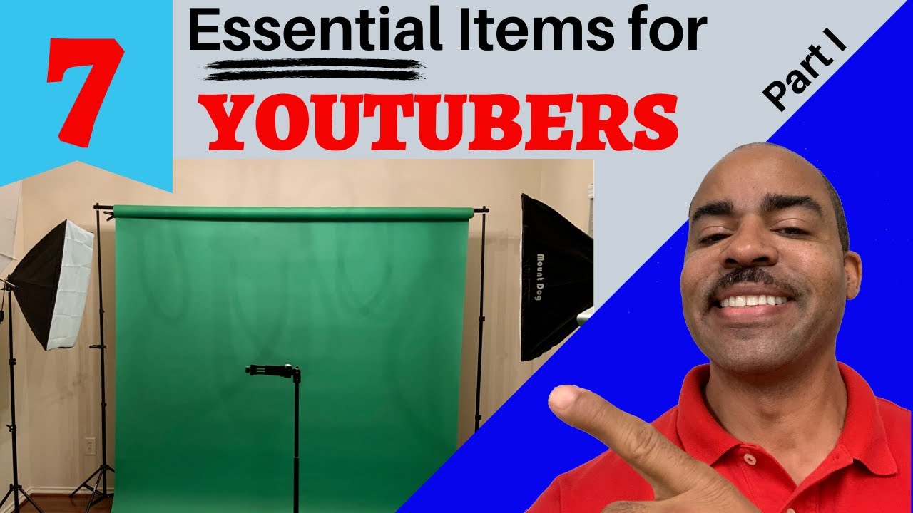 7 Essential Items for New Youtubers | Cars, Lifestyle, Vlogging - YouTube