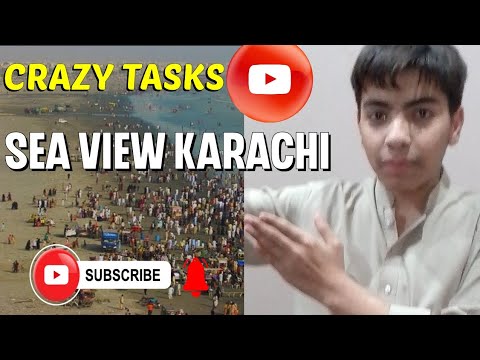 Sea View Karachi| Buggy Car Main Mazay kiyay|Horse(Gora) Ride Kia ...