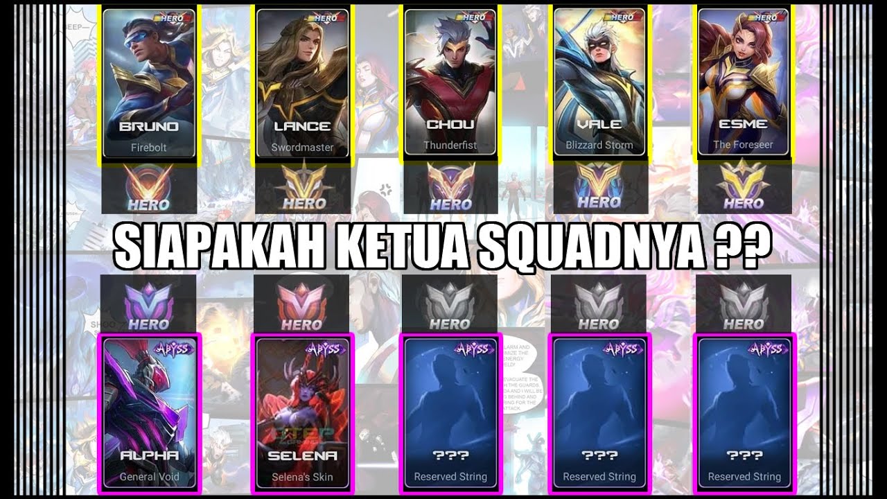 MENGUNGKAP KETUA SQUAD ABYSS DAN SQUAD SUPER HERO !! - YouTube