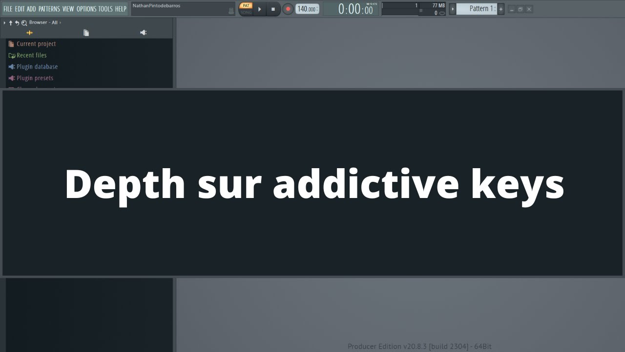 Depth sur addictive keys - YouTube