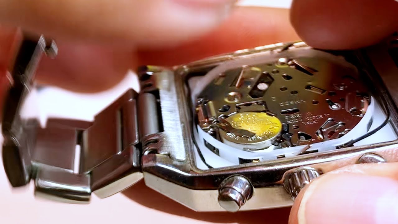 How to change the battery on Pulsar Watch - YouTube