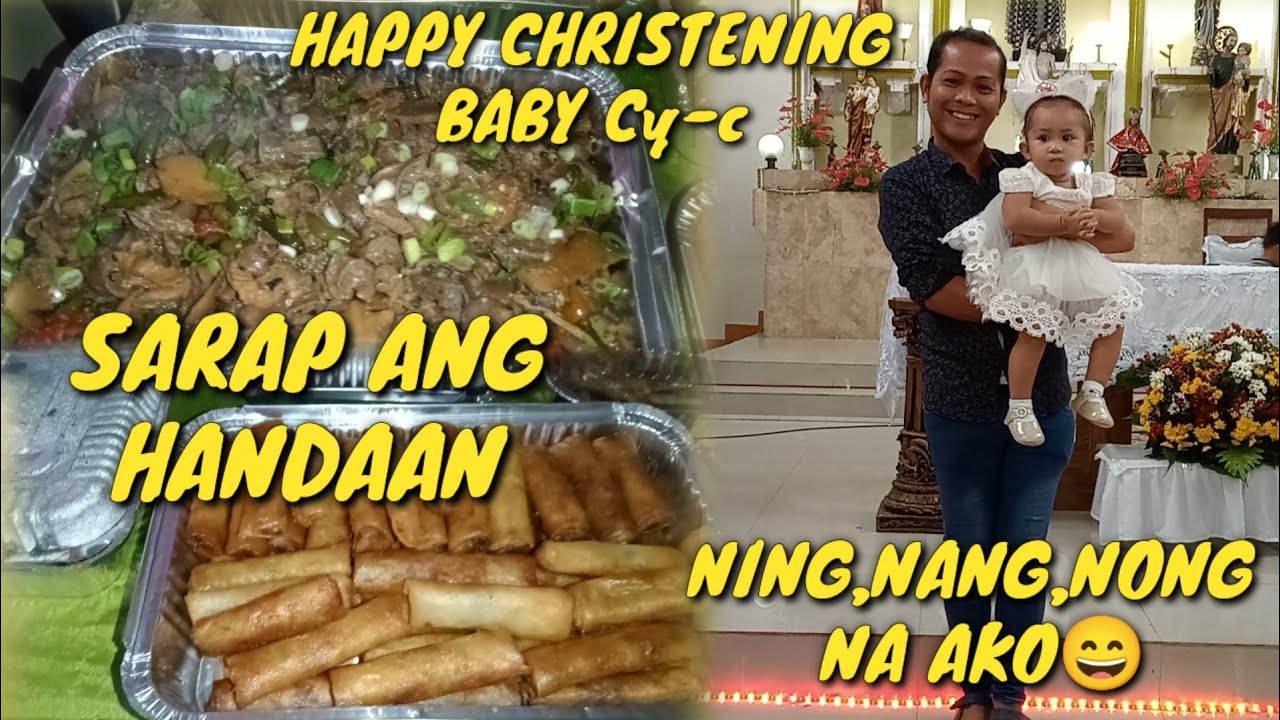 CHRISTENING🙏NING,NANG,NONG SA BINYAG | SARAP ANG HANDAAN | BIG SHOUT ...