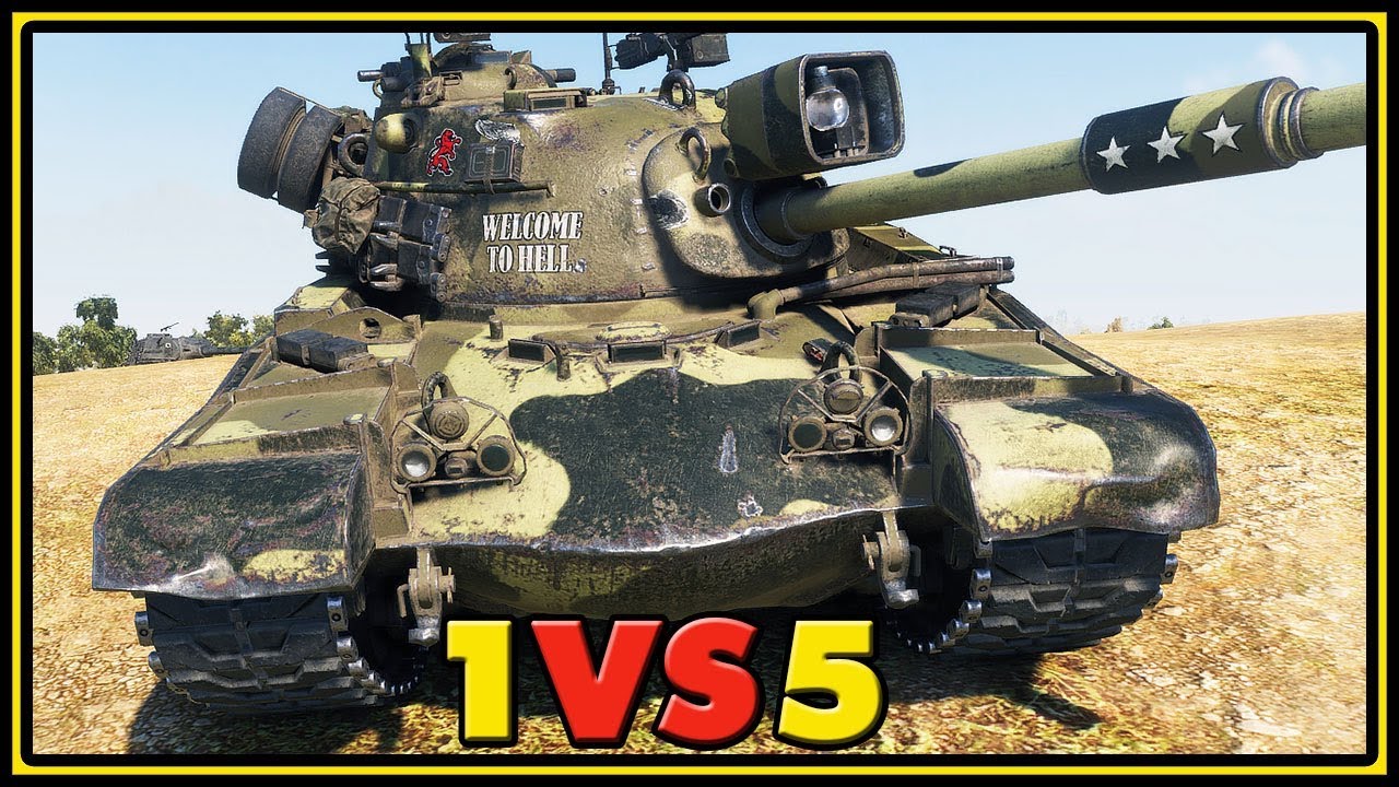 M48A1 Patton - 10,8K Dmg - 1 VS 5 - World of Tanks Gameplay - YouTube