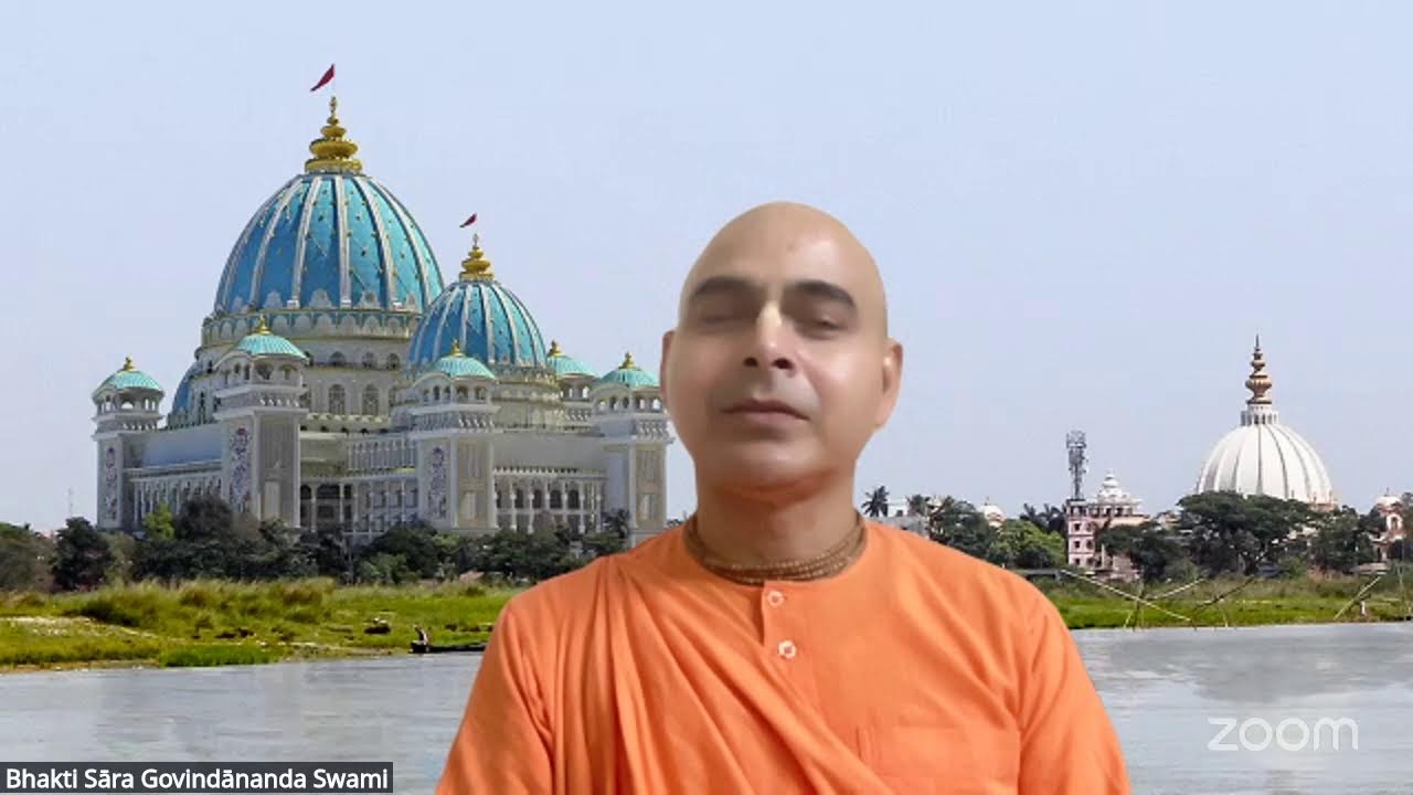 Bhakti Sāra Govindānanda Swami's Personal Meeting Room - YouTube