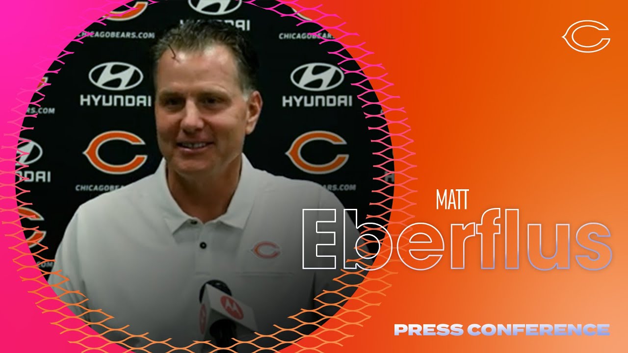 Matt Eberflus discusses finishing preseason with win | Chicago Bears ...