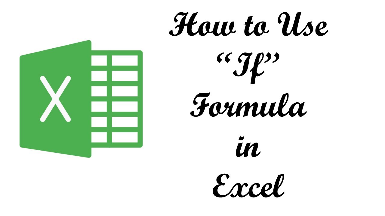 How To Use Logical If Formula In Microsoft Excel YouTube How To Use Logical If Formula In Microsoft Excel YouTube