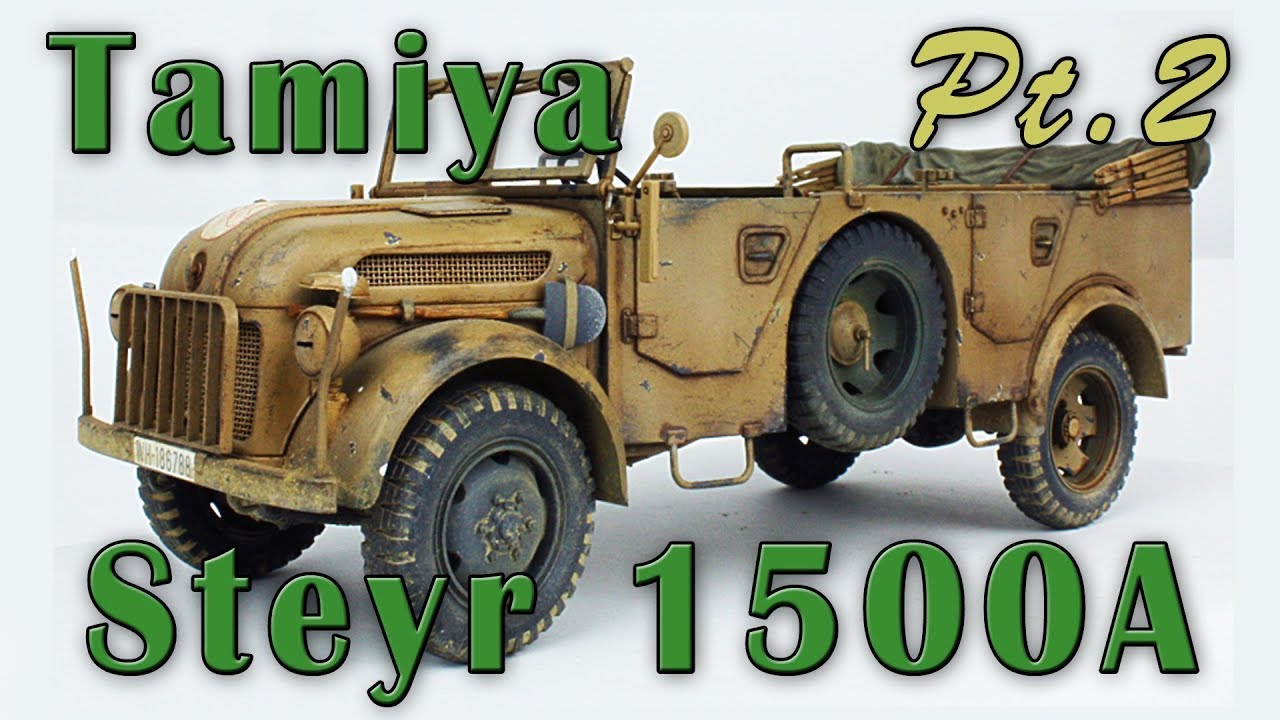 Tamiya Steyr 1500 Kit Review and Build Part 2 - YouTube