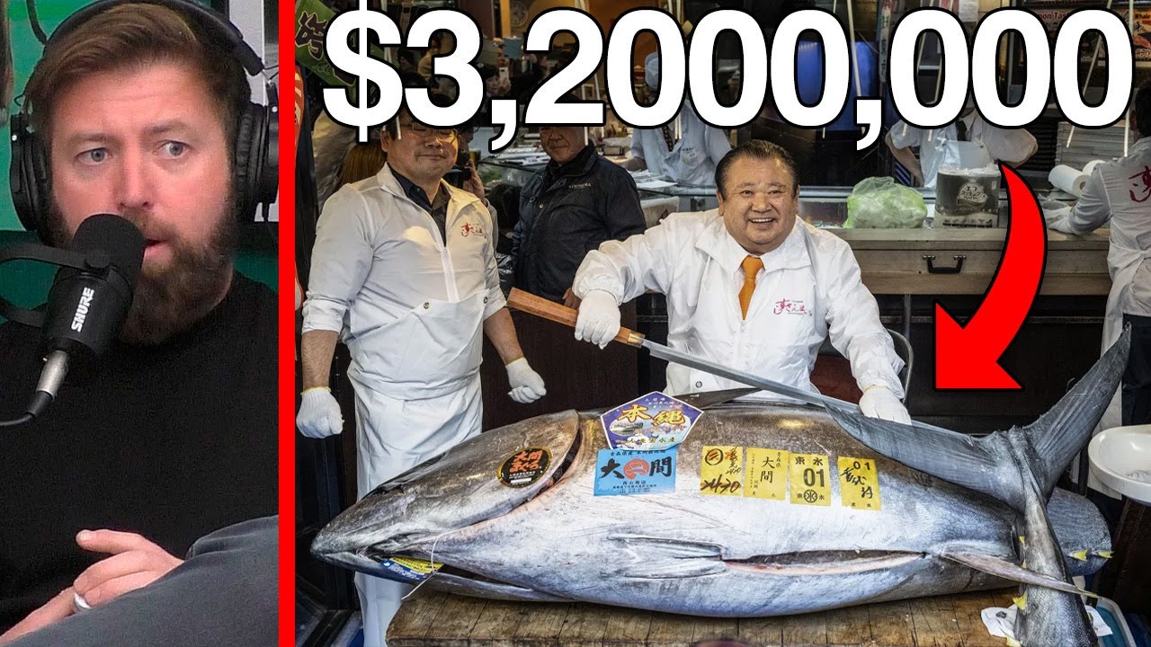 Record Breaking Tuna Sold At Tokyo Fish Market - YouTube