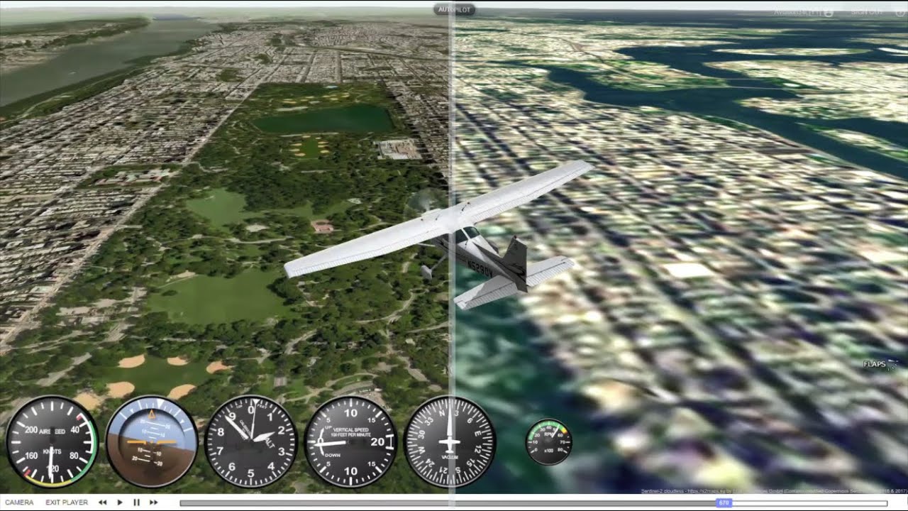 GeoFS HD vs Standard Scenery - YouTube
