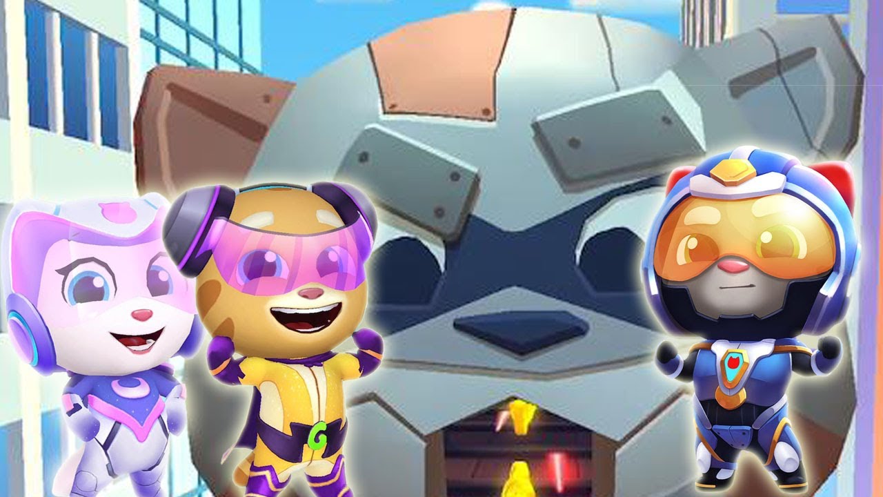 🏆CUỘC ĐUA SIÊU NHÂN MÈO TÔM CHẠY LỤM VÀNG TALKING TOM HERO DASD # - YouTube
