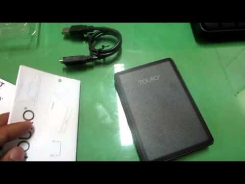 1tb Hitachi Touro HDD Unboxing - YouTube