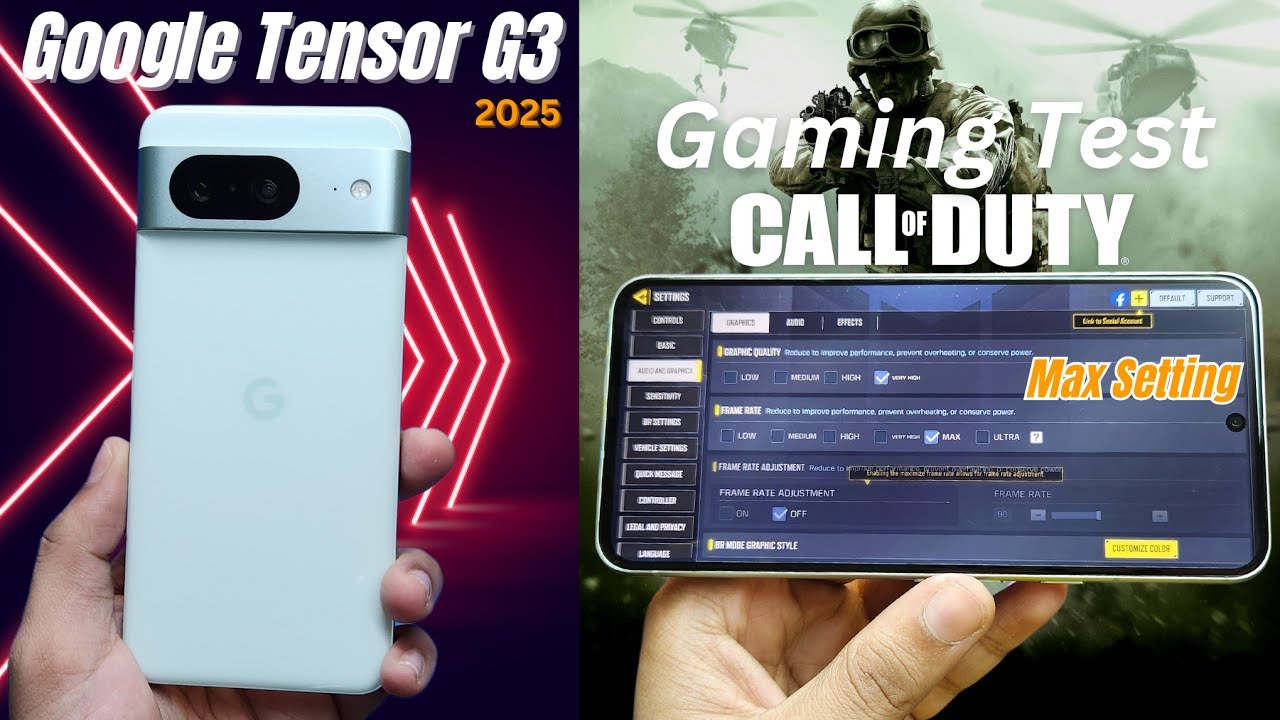Google Pixel 8 Gaming Beast? Call of Duty Mobile on Tensor G3 with ...
