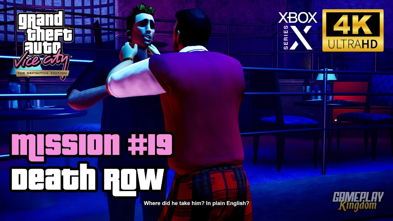 GTA Vice City: Definitive Edition | Mission #19: Death Row | Xbox ...