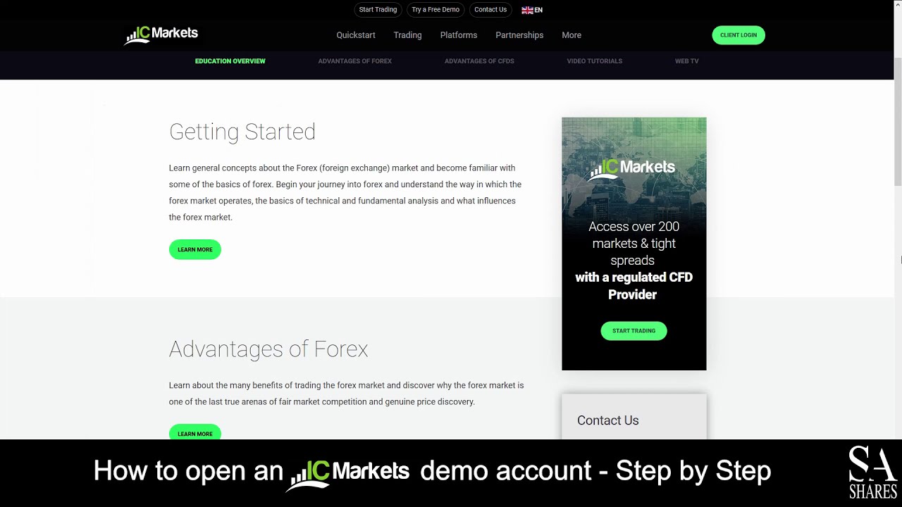 How to Open an IC Markets Account - A Step By Step Guide for Beginners ...