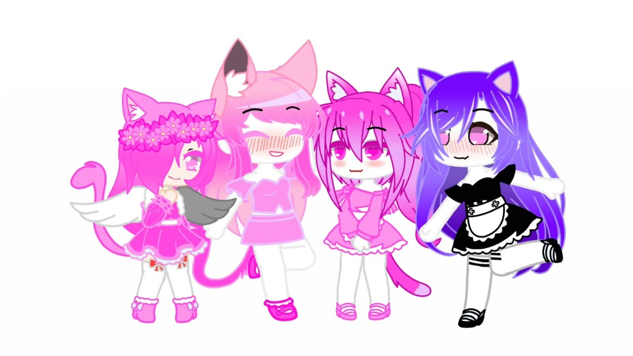 UwU cat dance pink and purple UwU cats - YouTube